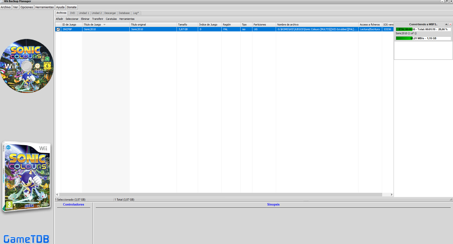 Convertir Wii ISO a WBFS | JUEGOS GRATIS WII